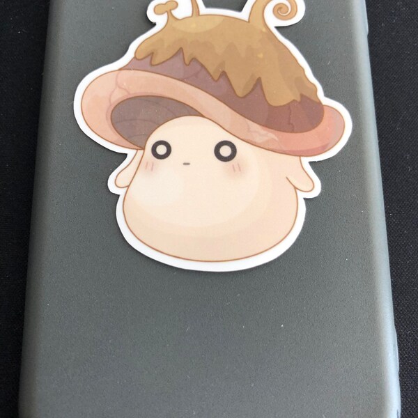 Gachapon Print | 4 X 4 Art Print, Video Game Art, RPG Monster, Mushroom ...