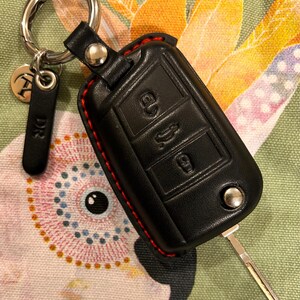 Ferrari Covered Leather Key Fob Case 458 296 GTB Portofino Roma SF90 ...