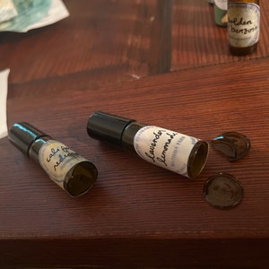 Rosewater Beignets Botanical Perfume Oil: 100% Handmade, Natural ...