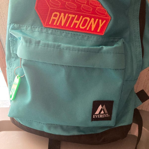 Custom Name Tag Personalized Iron on Patch Building Blocks Custom ...