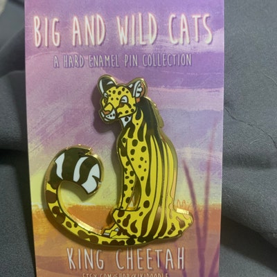 Big and Wild Dogs: Maned Wolf Rose Gold Hard Enamel Pin - Etsy