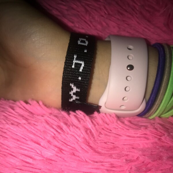 Black Color WWJD Bracelet, Religious Bracelet, What Would Jesus Do ...