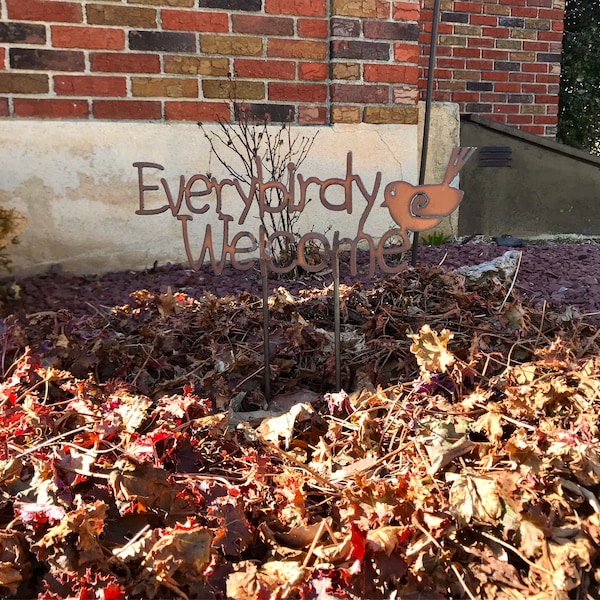 Everybirdy Welcome Sign Made in the USA - Etsy
