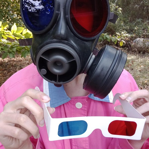 S10 FMJ08 Gas Mask Filter Lens Multi Colour Black Red Blue Green Orange ...