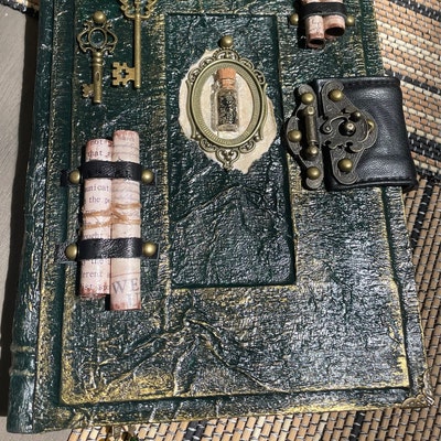 Gothic Diary Grimoire Custom Sketchbookbook of Shadows Spell Book ...