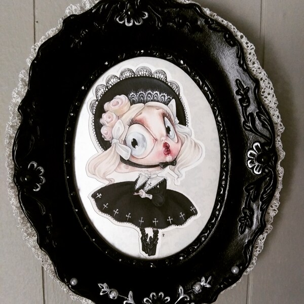 Isa Onna - Art Print - Mermaid Pop Surrealism Yokaï Japan Pirate Skull ...