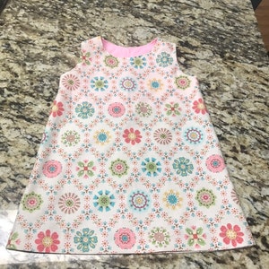 A-line Dress Pattern for Toddler, Girls. Sewing PDF Pattern for ...