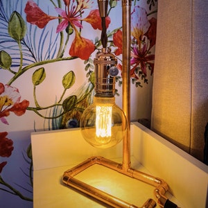 Brick Block Table Lamp Desk Bedroom Table Lamp - Etsy UK