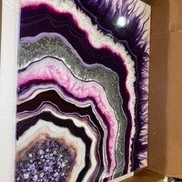 Custom Geode Mural - Etsy
