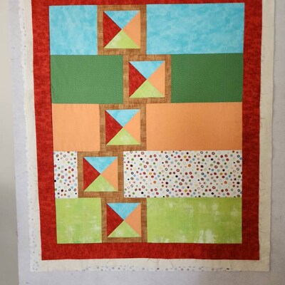 Modern Baby Quilt Pattern Jack's Boxes Baby Quilt PDF Pattern Digital ...
