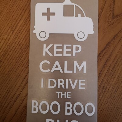 Keep Calm and Drive the Boo Boo Bus Vinyl Sticker Car Decal - Etsy