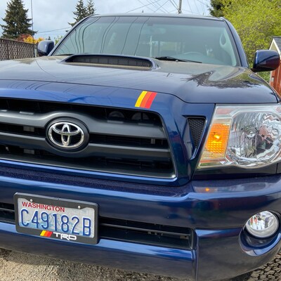 Toyota Retro Style TRD Tri Color Jdm License Plate Frames 4runner Land ...