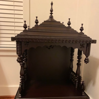 24 KMD Small Pooja Mandir for Home & Wooden Temple With Doors - Etsy