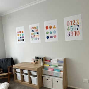 Printable Alphabet Flash Cards, Classroom Decor, Toddlers Preschool ...