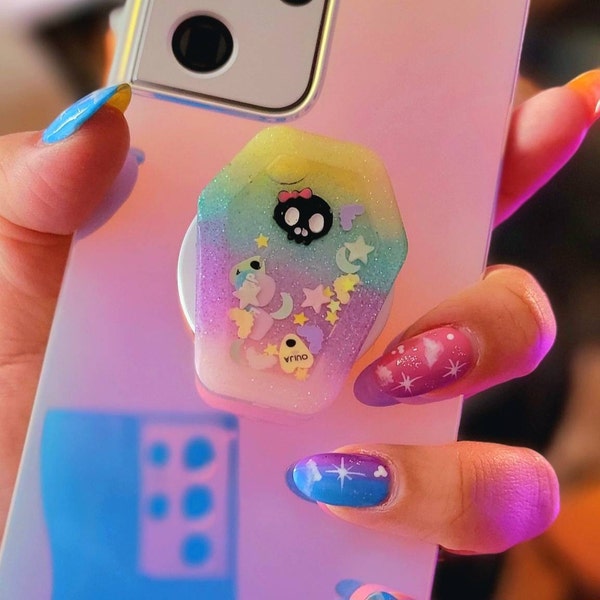 Coffin Shaker Popsocket™, Shaker Popgrip™, Resin Shaker Popsocket ...