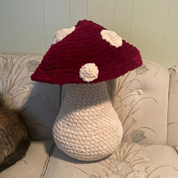 Crochet Mushroom Pattern - Amigurumi Mushroom Pillow/stuffy - Etsy