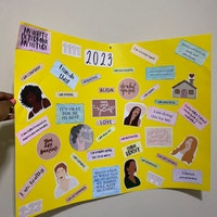 2025 Vision Board Party Kit Printable, New Year Visualization Goal Mood ...