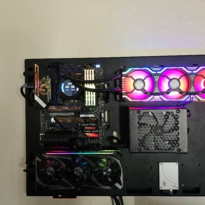 Wall Computer Computer Wall Mount Space Case Open Case - Etsy