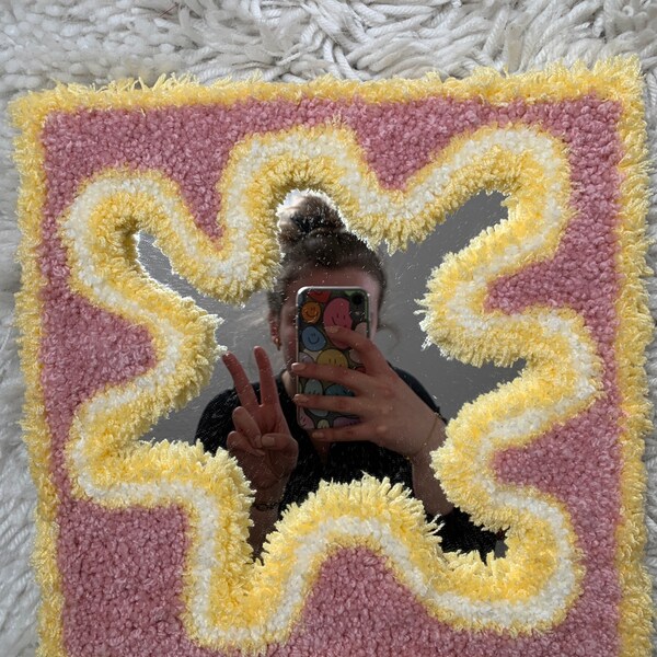Handmade Tufting Gun Tufted Rug Carpet Psychedelic Contemporary Art ...