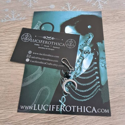 Big Satanic Cross Brimstone Leviathan Pendant Occult Gothic Jewelery ...