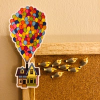 Up House Sticker / up Balloons Decal / up Movie Inspired Sticker / up ...