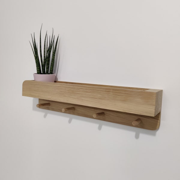 Wall Clock Masterpiece Oak Oiled Design Wooden Clock - Etsy UK