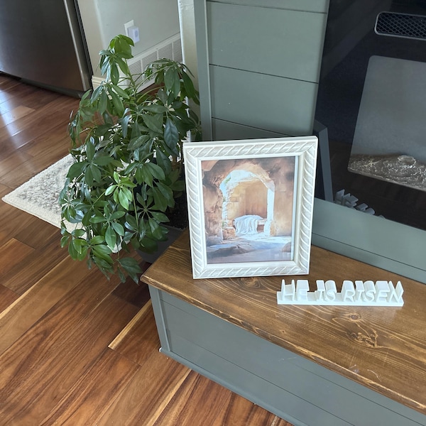 Empty Tomb Sculpture With Three Crosses – 3D Printed Easter Decoration ...