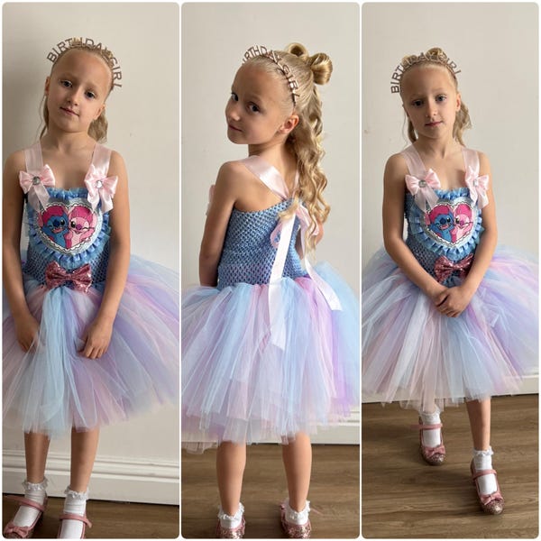 STITCH and ANGEL Tutu/ Birthday / Party / Occasion Dress - Etsy