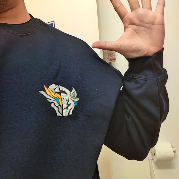 Embroidered Honkai Star Rail Argenti Unisex Heavy Crewneck Sweatshirt ...