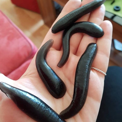 Larp Safe Rubber Leeches, Larp Medic, 5 Pack, Leach Healer, Plague ...