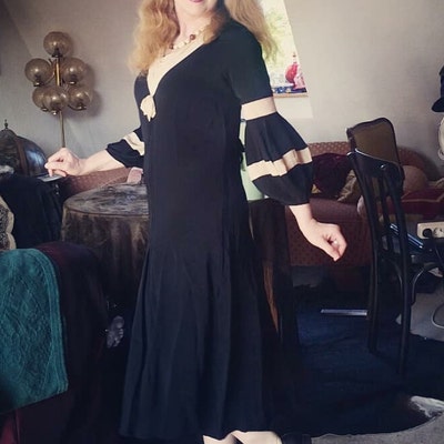 Antique French Opera Costumes Breeches Trousers Pants Red Velvet Metal ...