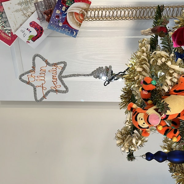 MEDIUM Custom Wire Word • Any Word • Wall Decor • Personalised Gift ...