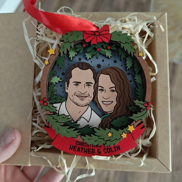 NEW! Custom Wooden Rings Pin With Your Wedding Date, Brooch, Love Cute ...