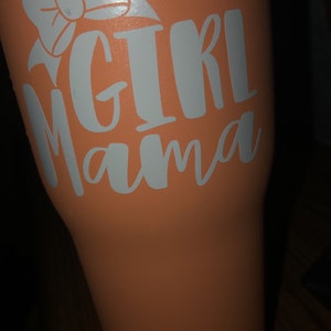 Girl Mama Girl Mama Decal Girl Mom Girl Mama Sticker | Etsy