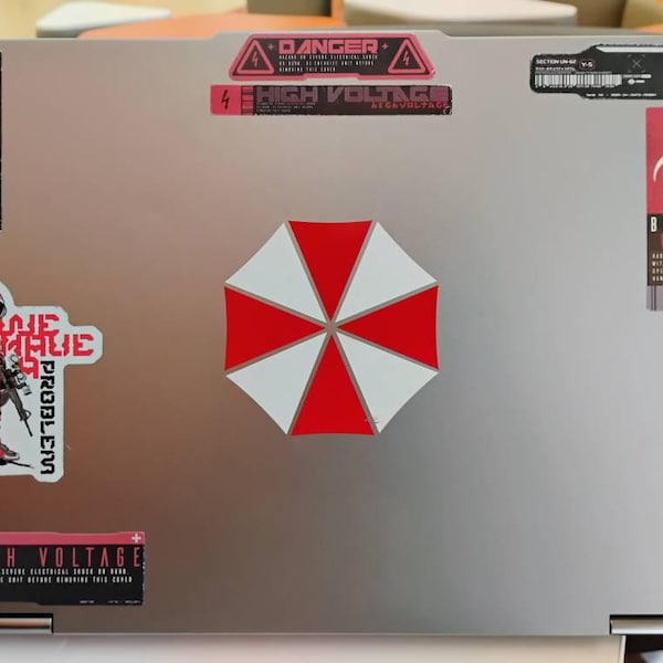 35 Sticker Pack - Cyberpunk | Umbrella Corporation | Fallout - Vinyl ...