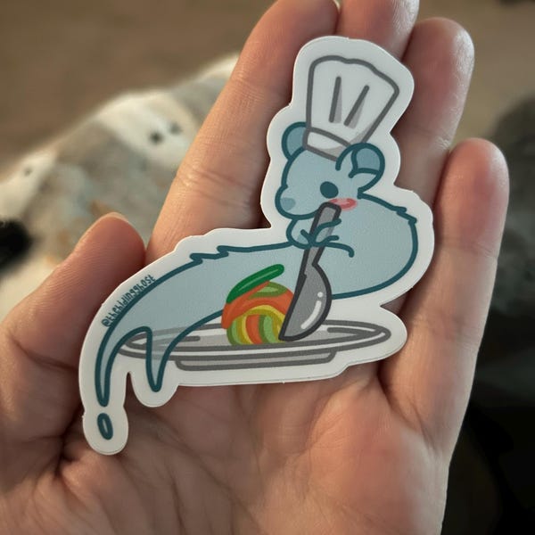 Two Headed Anime Cats Stickers | Kawaii Sticker | Laptop Sticker | Die ...