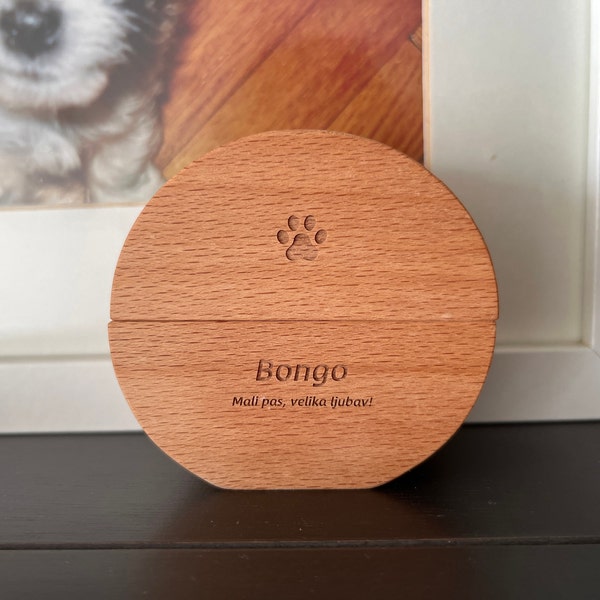 Engraved Beech Wood Keepsake Urn: Pet or Human Ashes - Etsy