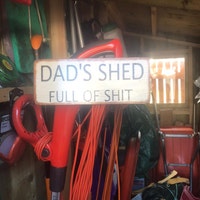 Sawdust is Man Glitter Wooden Saw Garden Sign Shed - Etsy UK