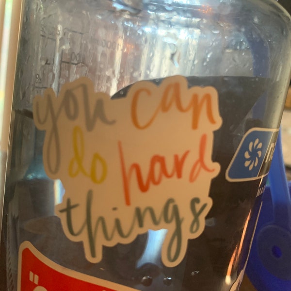 Encouraging Inspirational Stickers | Waterproof Vinyl Decals | You Can ...