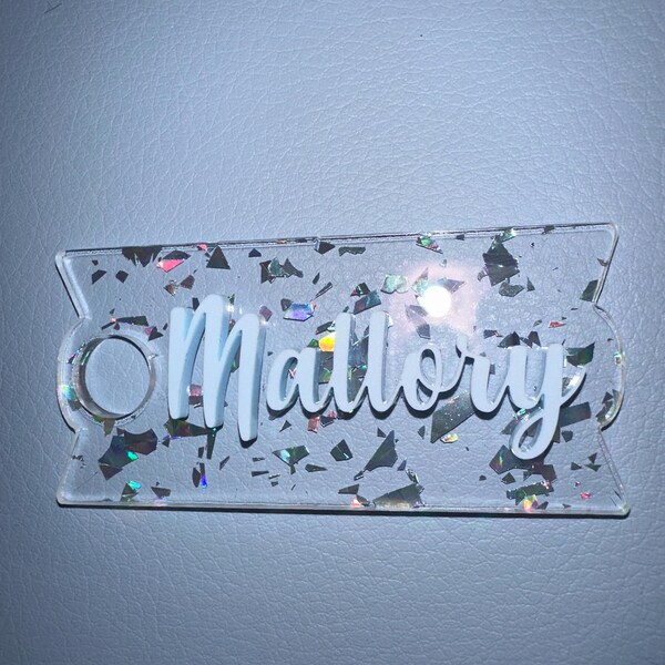 Stanley Name Tag, 30 Oz 40 Oz, Name Plate, Lid Topper, Acrylic Name Tag ...