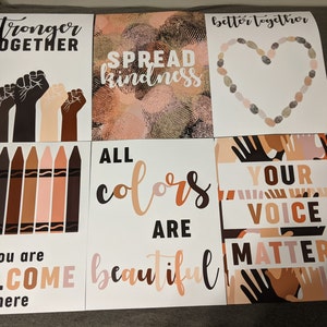 Better Together Printable Wall Art Set - Diversity Posters - Classroom ...