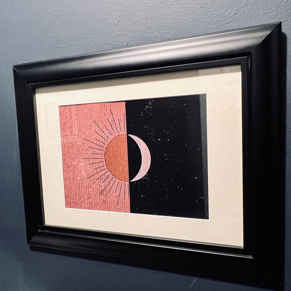 Abstract Boho Style Wall Art Print, Minimalist Poster Abstract Style ...