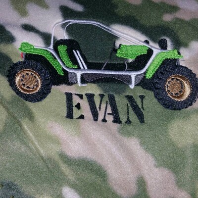 Side by Side Machine Embroidery Design, off Road All Terrain Vehicle ...