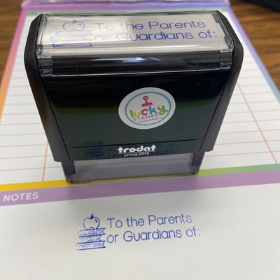 Parent Stamp, Parent Teacher Stamp, Teacher Stamp, Self Inking Stamp ...