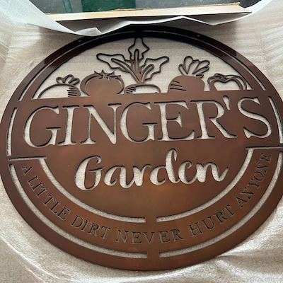 Custom Vegetable Garden Sign Metal Vegetable Stand Signs - Etsy