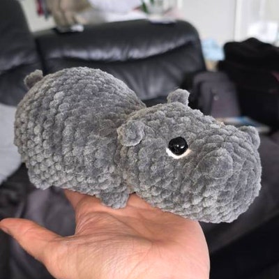 Happy the Hippo, NO-SEW Crochet Amigurumi PDF Pattern, Adorable Cute ...