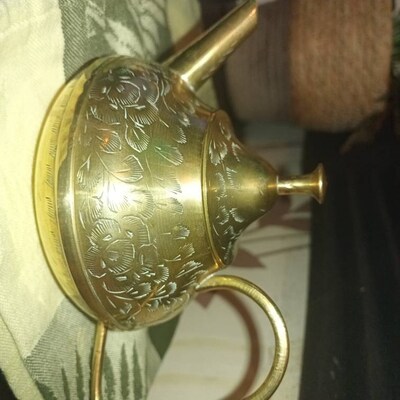 Antique Indian Brass Paan Daan Box, Indian Spice Box, Supari Box, Betel ...