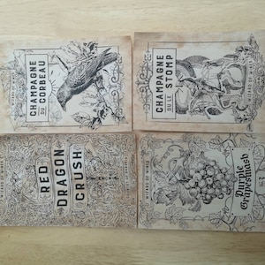 Custom Wine Labels From the Wizard of Wines - Etsy