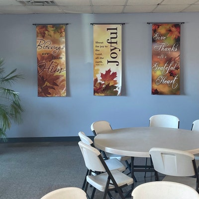 Fall Church Banners - Etsy