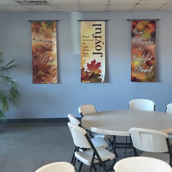 Fall Church Banners - Etsy